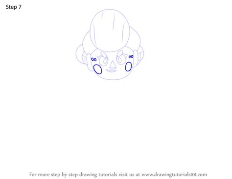 How To Draw Pam From Brawl Stars Brawl Stars Step By Step DrawingTutorials Com