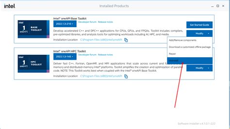 Solved Cleaning Up Old Versions Of Oneapi Intel Community