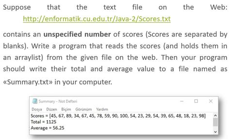 Solved On The Web Suppose That The Text File
