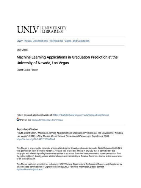 Machine Learning Applications In Graduation Prediction Topic Pdf Artificial Neural Network