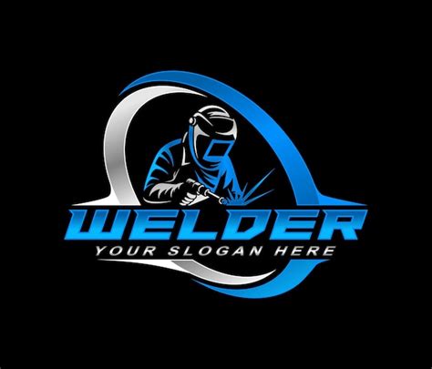 Premium Vector Welding Welder Service Logo Emblem Badge Illustration