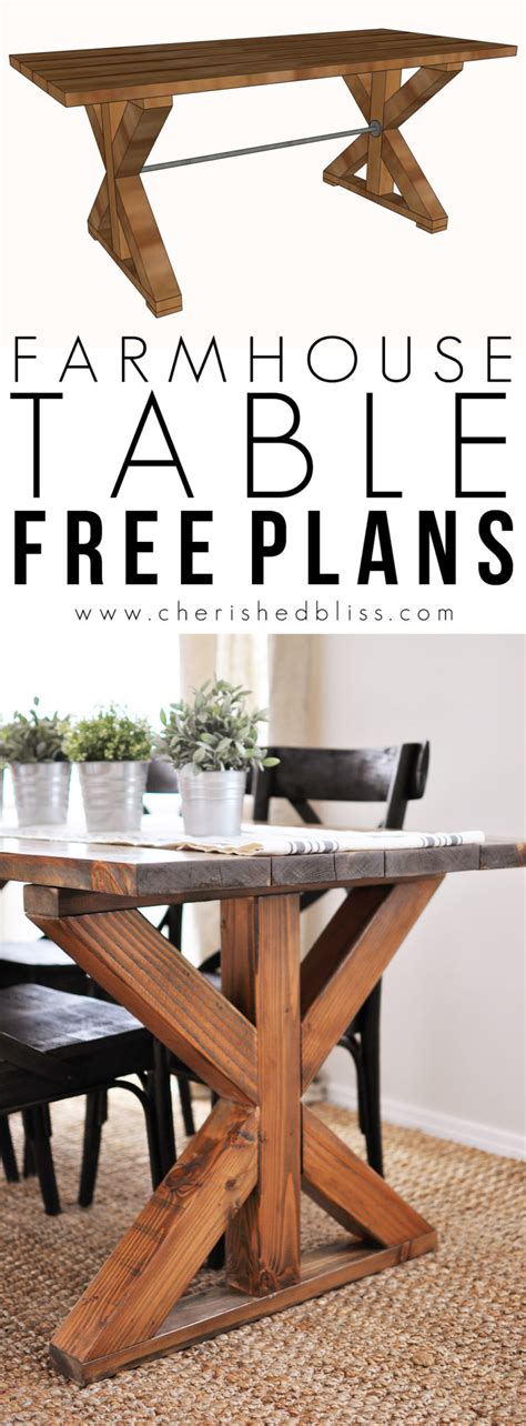 DIY Farm Table Build Plans And Makeover Ideas Fox Hollow Cottage