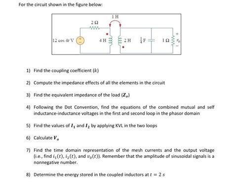 Solved For The Circuit Shown In The Figure Below Find Chegg Com
