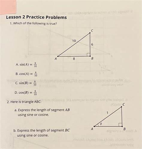 Solved Lesson 2 Practice Problems 1 Which Of The Following