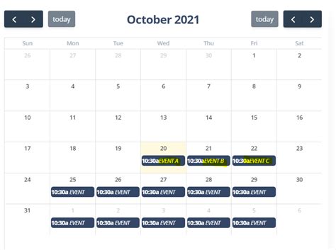 javascript apply dynamic item style to react fullcalender stack overflow