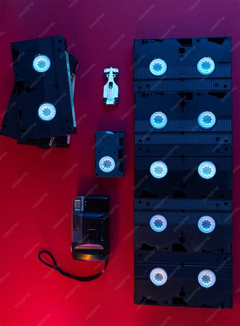 레트로 Vhs 패키징 실내 무료 사진