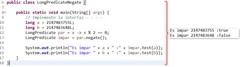 Java 8 Interfaz Funcional Longpredicate