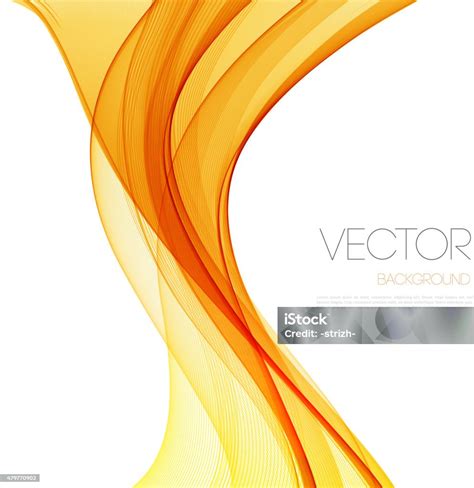 순조롭습니다 흔들다 스트림 꺾은선형 추상적임 헤더부 레이아웃 벡터 일러스트레이션 배경 주제에 대한 스톡 벡터 아트 및 기타 이미지 배경 주제 주황색 추상적인 Istock