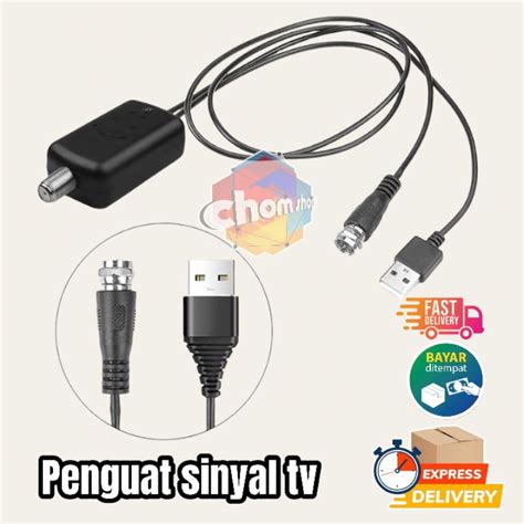Jual Penguat Sinyal Antena Tv Amplifier Signal Booster Hd Dvb T For Digital Penguat Sinyal Tv