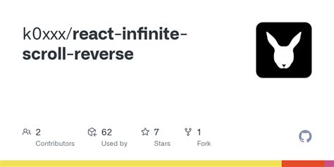 Github K0xxxreact Infinite Scroll Reverse