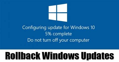 How To Rollback Windows Updates Including Insider Builds