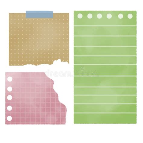 Ilustration Paper Memo And Notes Stock Illustration Illustration Of Label Green 272138776