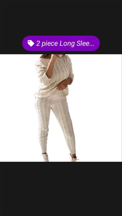 Matching Knit Jogger Set Tenues Décontractées Chic Tenues