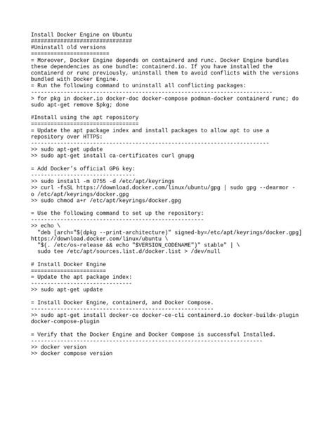 Install Docker Engine On Ubuntu Pdf