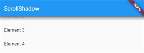 Flutter Scroll Shadow Flutter Package In Scrollable ScrollView