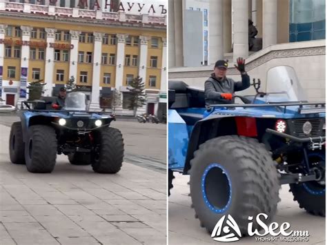 ВИДЕО Талын салхи нд оролцохоор зурагт авалт хийж Төв талбайгаар тээврийн хэрэгсэлтэй