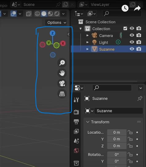 3d View Blender 40 Viewport Control Buttons Disappeared Blender