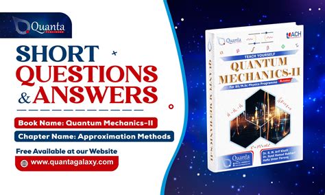 Quantum Mechanics II Quanta BS MSc Physics Books