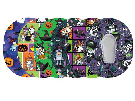 Glucomart Premium Dexcom G6 Patches And Dexcom G6 Stickers Halloween Dexcom Tapes 6 Pack
