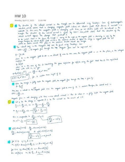 Pset Homework PHYS PHYS L Studocu