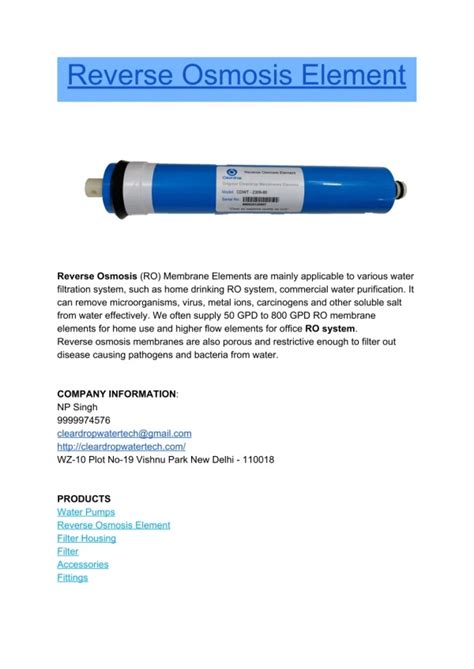 Ppt Reverse Osmosis Powerpoint Presentation Free Download Id