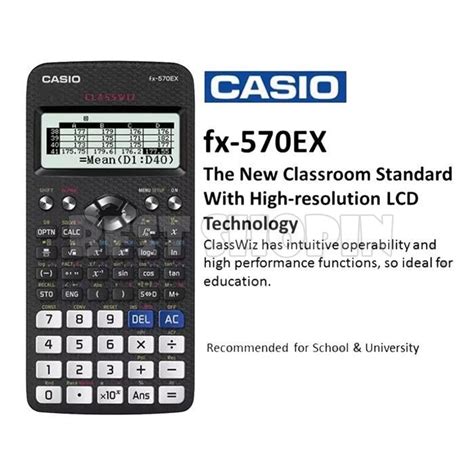 Casio Fx 570ex Calculator Classwiz Best Shopin Sdn Bhd