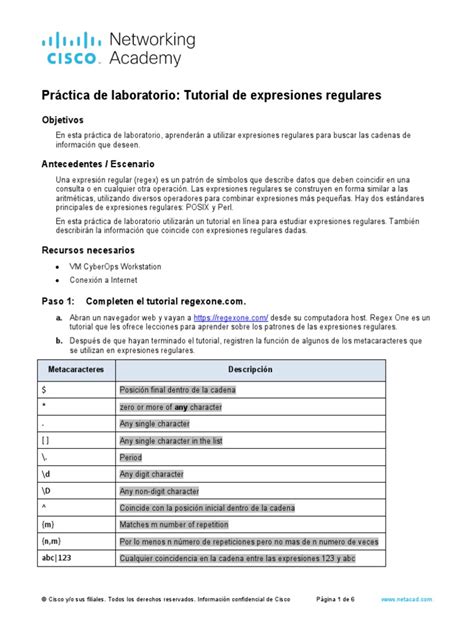 12 2 2 9 lab regular expression tutorial pdf expresión regular