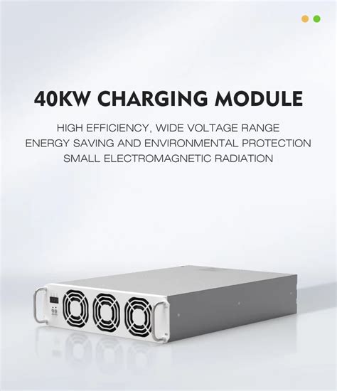 Ev Fast Charging Rectifier Module Dc Fast Ev Charging Module 40kw Dc Charger 30kw Ev Charging