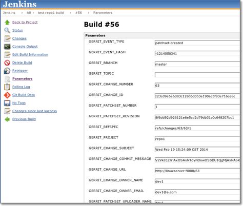 Gerrit 与 Jenkins 集成配置的最快上手一站式说明（2014年新版）jenkins Gerrit Reporting Values Csdn博客