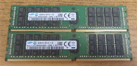 Used Samsung 2 X 16gb Ddr4 2rx4 Pc4 2133p R Server Memory Ecc Reg Rdimm M393a2g40eb1 Ubb Threads