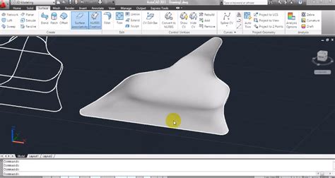 วิธีการสร้าง3d Surface Modelling ในโปรแกรมautocad Graphic Cad Draiwng