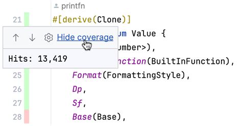 code coverage rustrover documentation