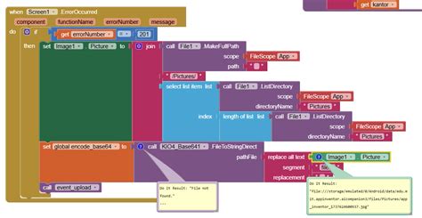 Why Is The Input Gambar Not Entered In The Following Mysql Database Table Mit App Inventor