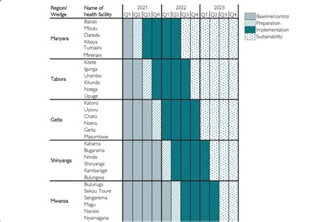Stepped Wedge Cluster Randomized Trial In 30 Health Facilities In 5