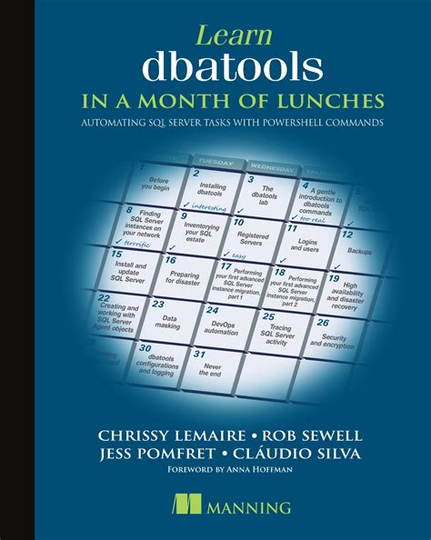 Learn Dbatools In A Month Of Lunches Printige Bookstore