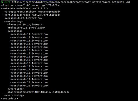 Unable To Load Maven Meta Data From · Issue 35142