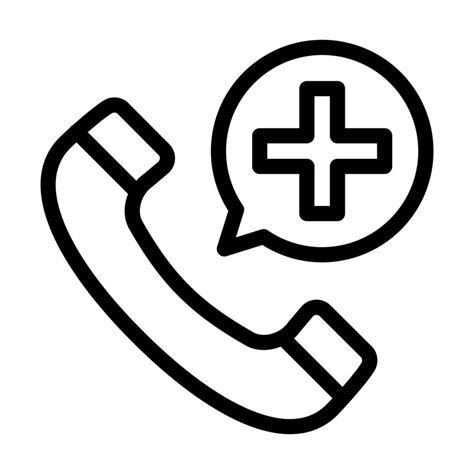 Emergency Call Icon Design 22990256 Vector Art At Vecteezy