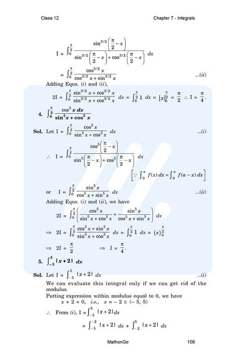 Ncert Solutions For Class 12 Maths Chapter 7 Exercise 7 11 Mathongo