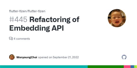Refactoring Of Embedding API Issue 445 Flutter Tizen Flutter Tizen
