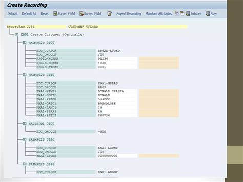 Sap Batch Data Communication Ppt