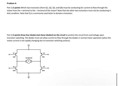 Solved Part 1 5 Points Which Two Transistors From Q1 Q2