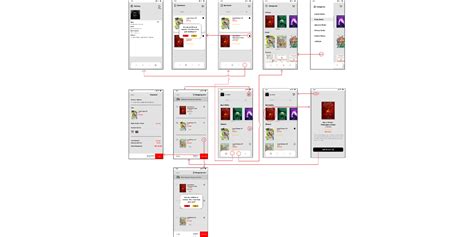 Online Book Store Mobile App Wireframe Figma