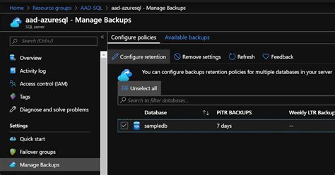 Anupama Natarajan Data Platform Tips 16 Backing Up An Azure Sql Database