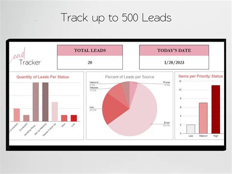 Lead Tracking Spreadsheet Lead Tracker Google Sheet Lead Tracker Excel Lead Management