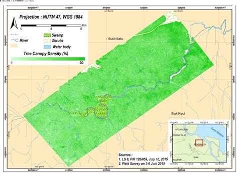 Figure 3 2 From Comparison Of Model Accuracy In Tree Canopy Density Estimation Using Single Band