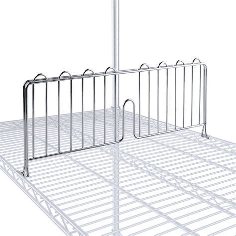 Regency 21 Chrome Wire Shelf Divider For Wire Shelving 21 X 8