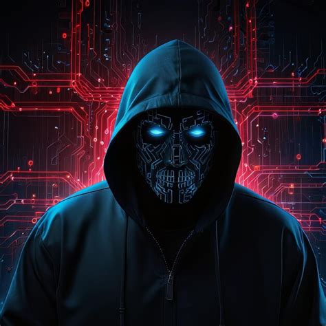 System Hacked Warning Alert Person Use Laptop With Virtual Warning Sign