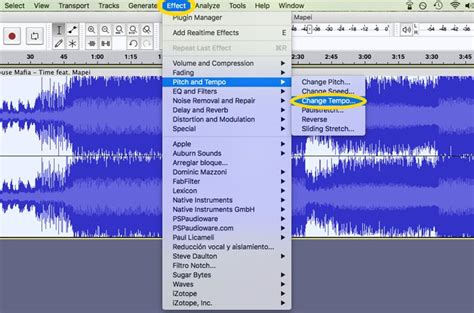 How To Change Tempo In Audacity Speed BPM Different Cases