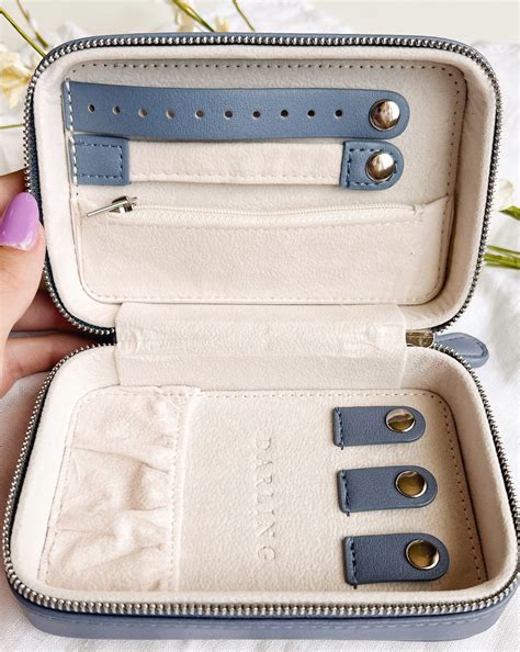 Travel Jewelry Case Leather Jewelry Box Jewelry Travel Etsy