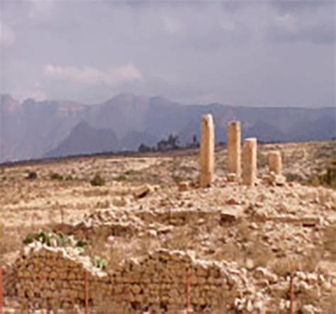 The Archaeology Of Central Highlands Of Eritrea Brief Overview Eritrea